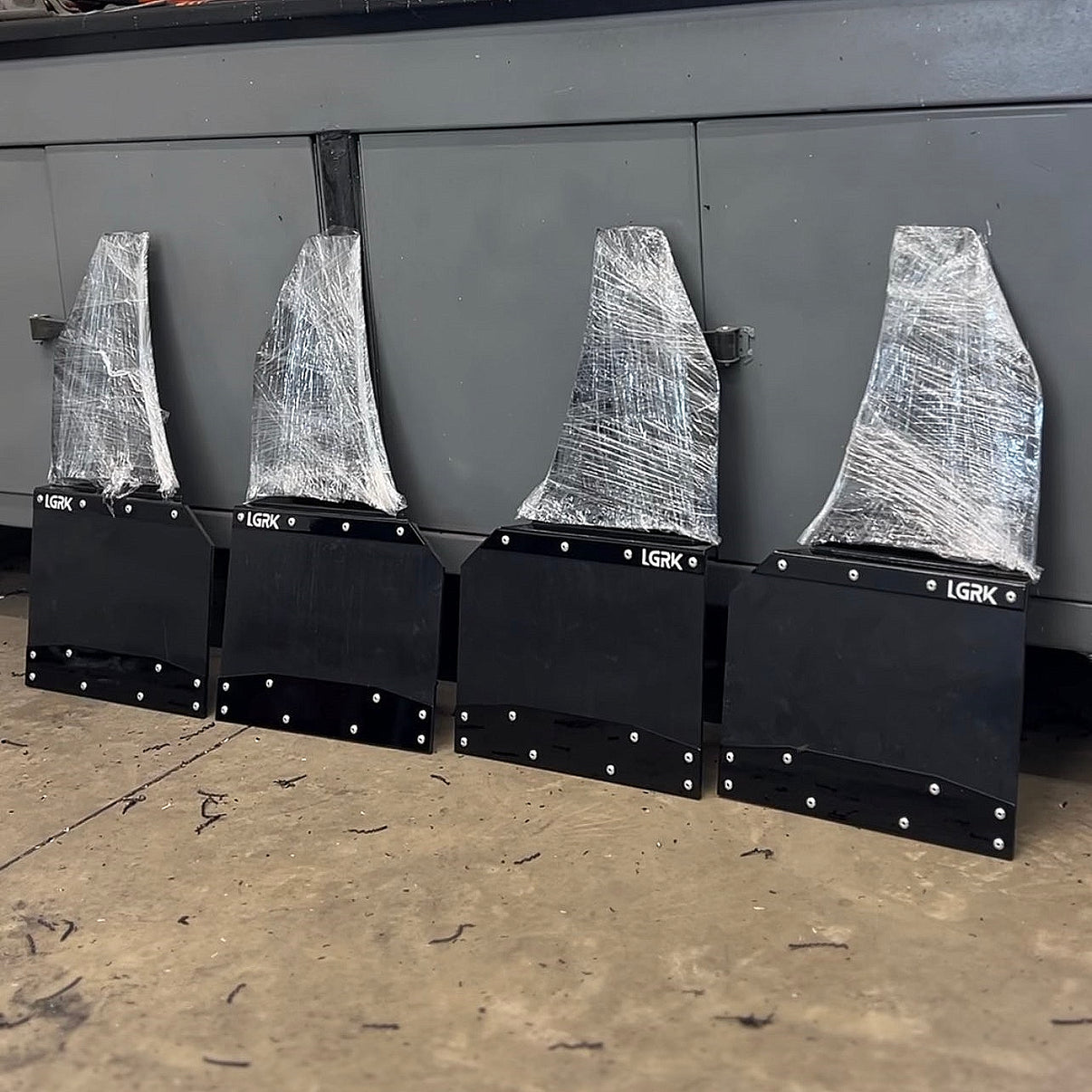 Kickback Mudflaps 12” Wide V1 | Set of 4 – Langreck Fabrication