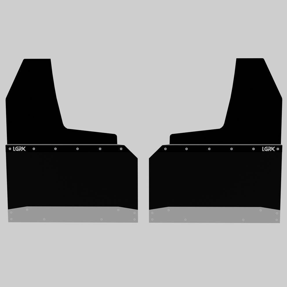 Dually Kickback Mudflaps – Langreck Fabrication